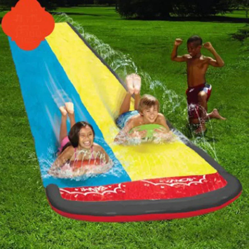 BowLift | AquaRush Water Slide | Inflatable Water Slide with Sprinkler ...