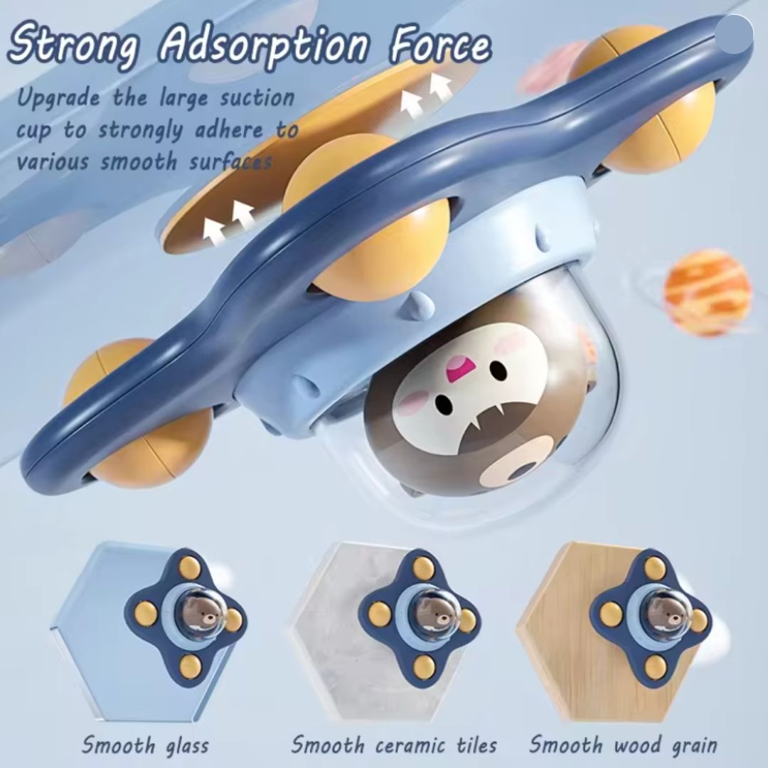 BowLift | Montessori Suction Cup Spinner – Rotating Learning Toy